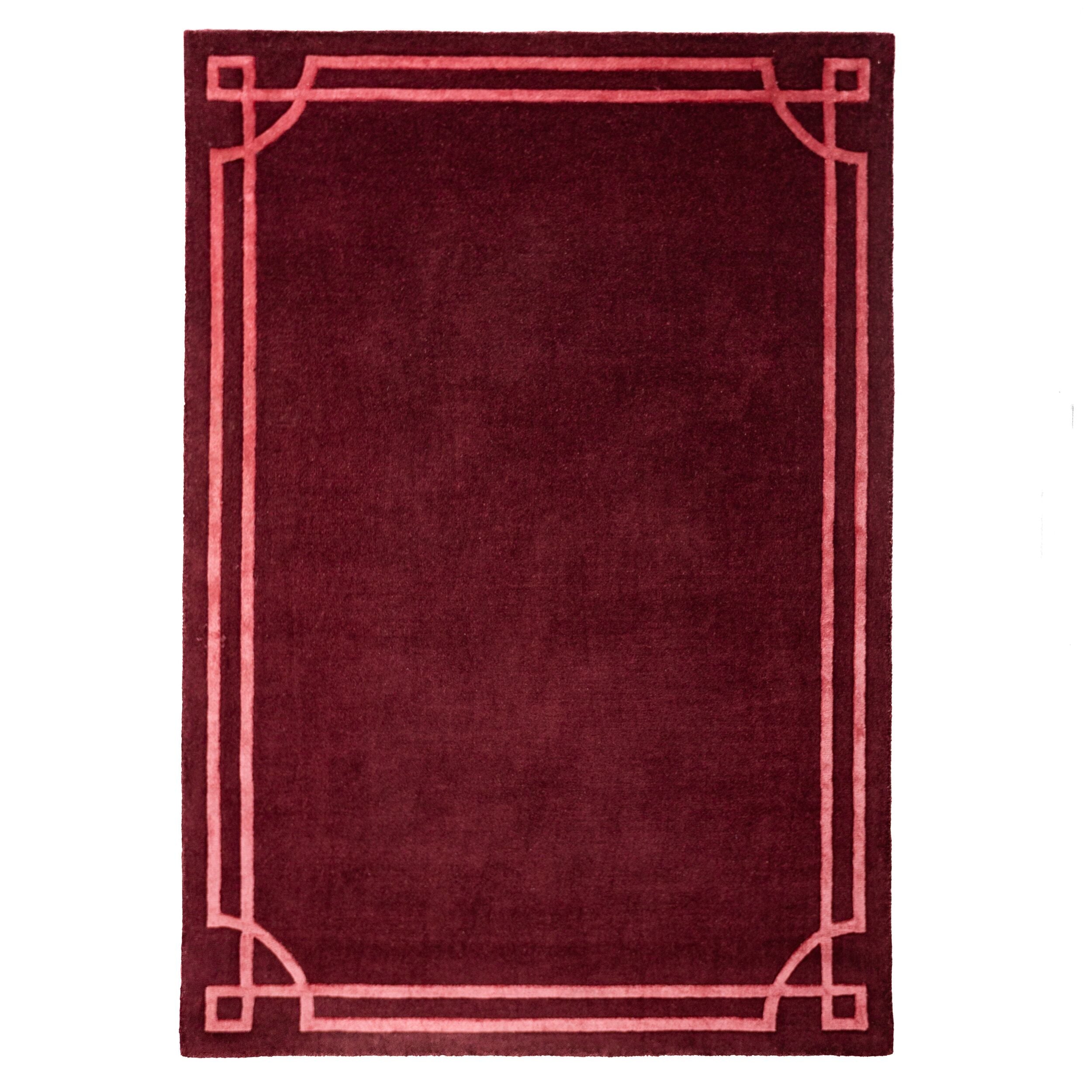 Teppich Art-Déco Design | Hochwertig & Handgetuftet | Wolle-Viskose ...